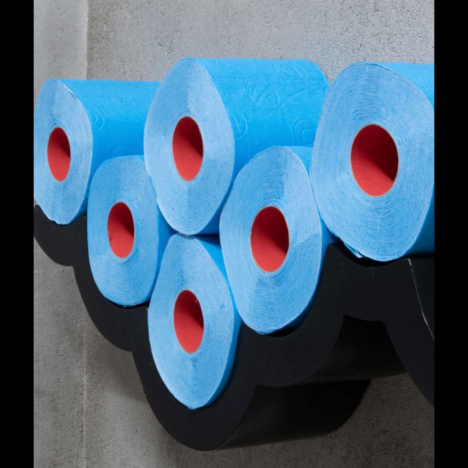 Blue Toilet Paper Jumbo 6-Pack | Renova | 3-Ply Rolls