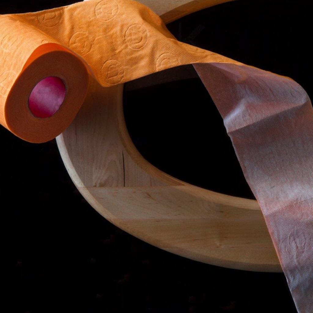 Orange Toilet Paper Jumbo Pack | Renova | 3-Ply Rolls