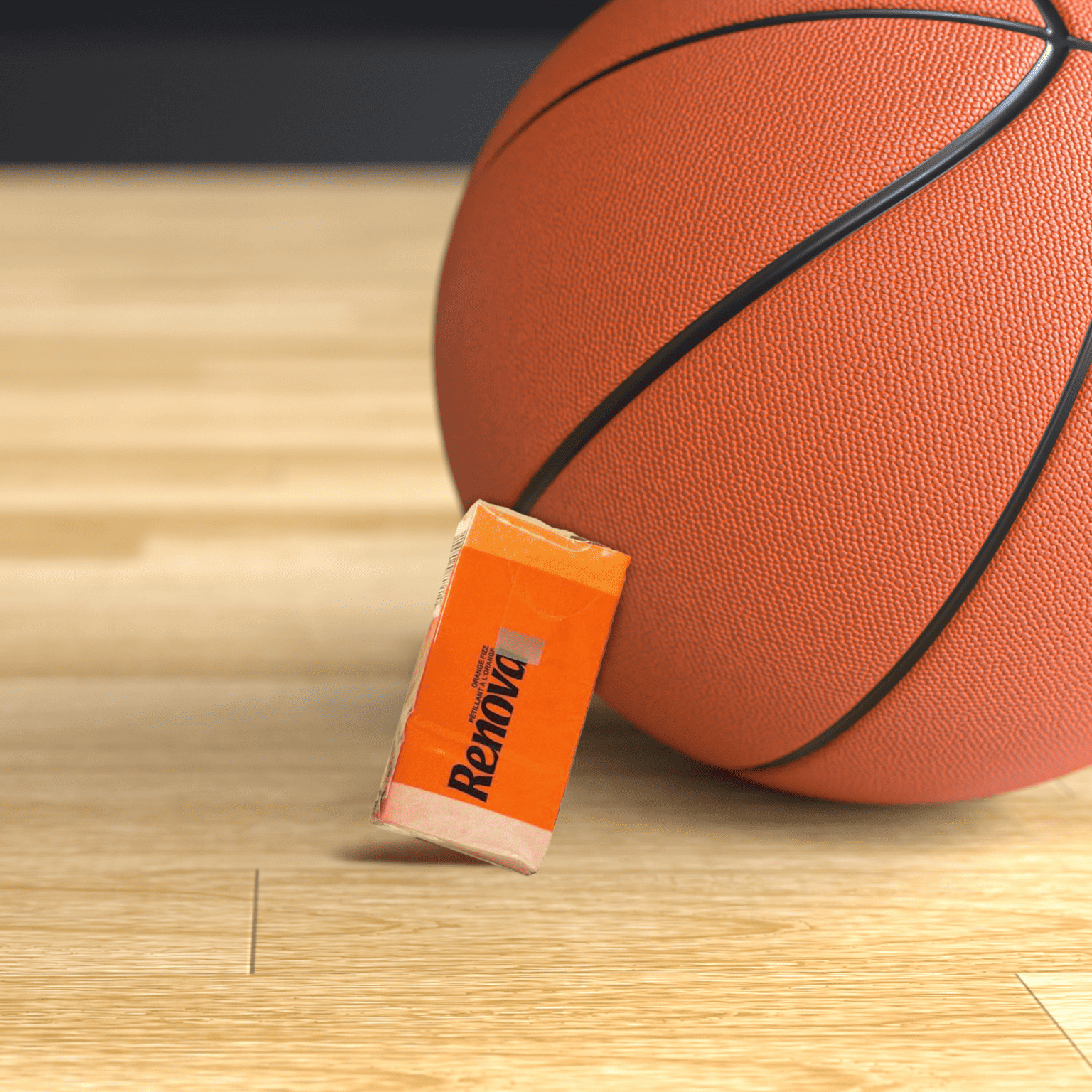 Orange Pocket Tissue 42-Pack | Renova | 3-Ply