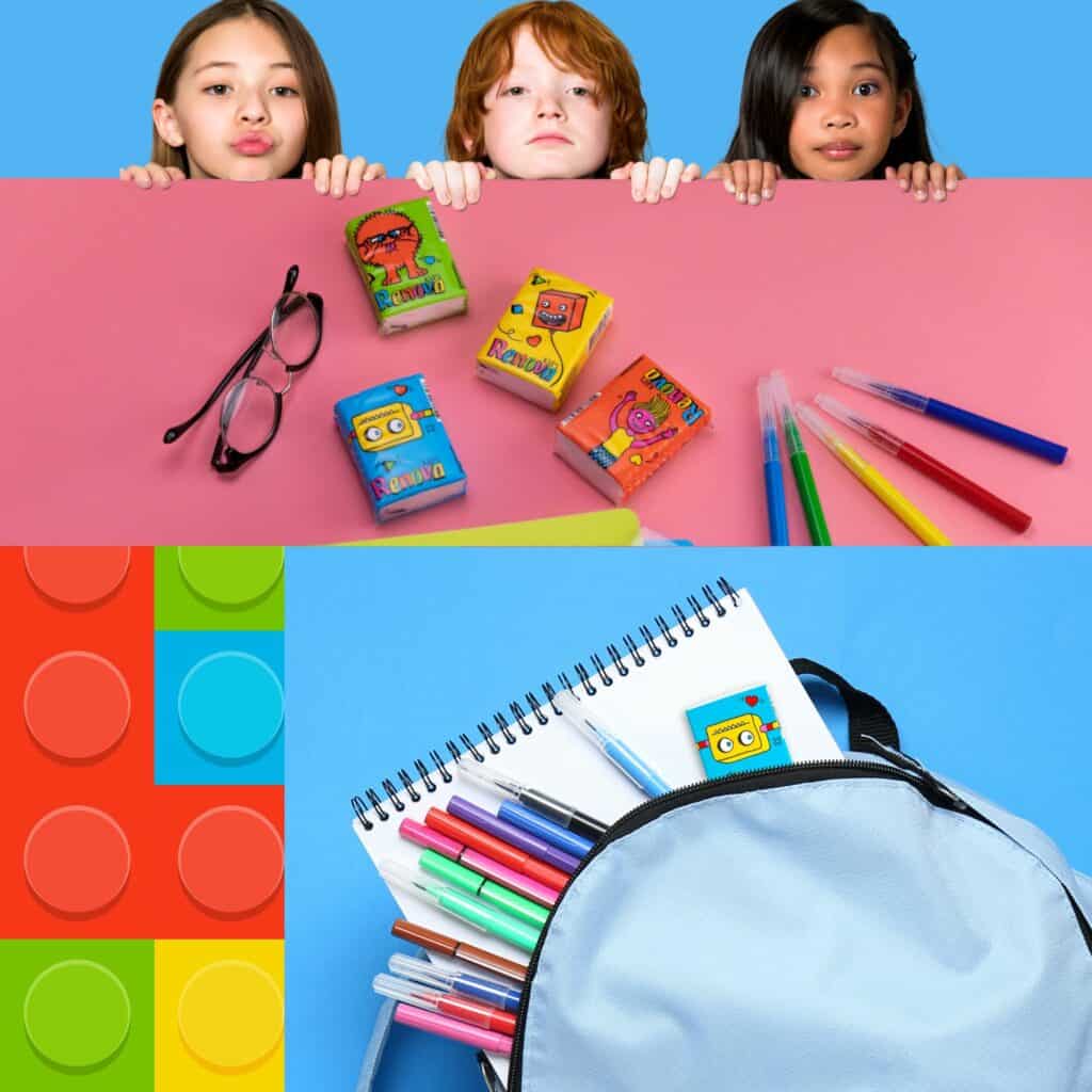 Kids Pocket Tissue 18-Pack | Renova | 4-Ply Tissues