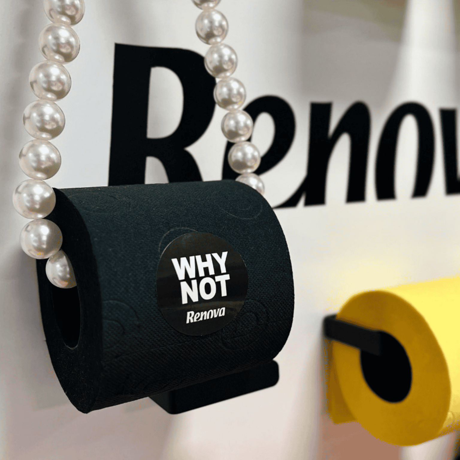 Black Toilet Paper | Renova Premium 3-Ply | Pack of 6 (Best Seller)
